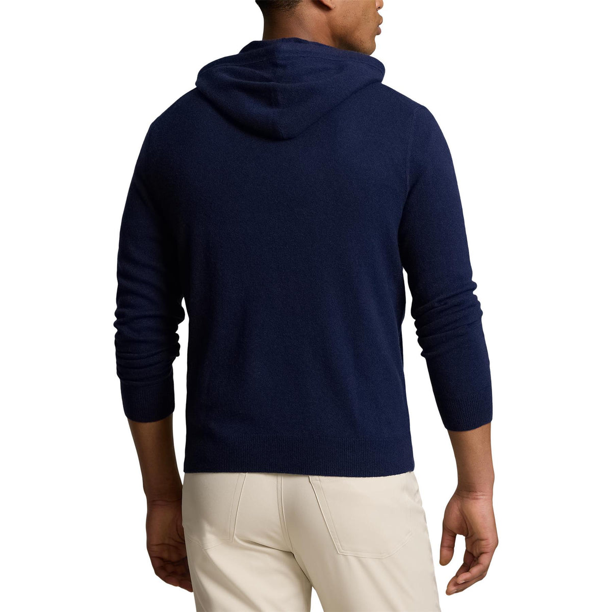 Ralph Lauren RLX Cashmere Hoodie Refined Navy | TRENDYGOLF.COM