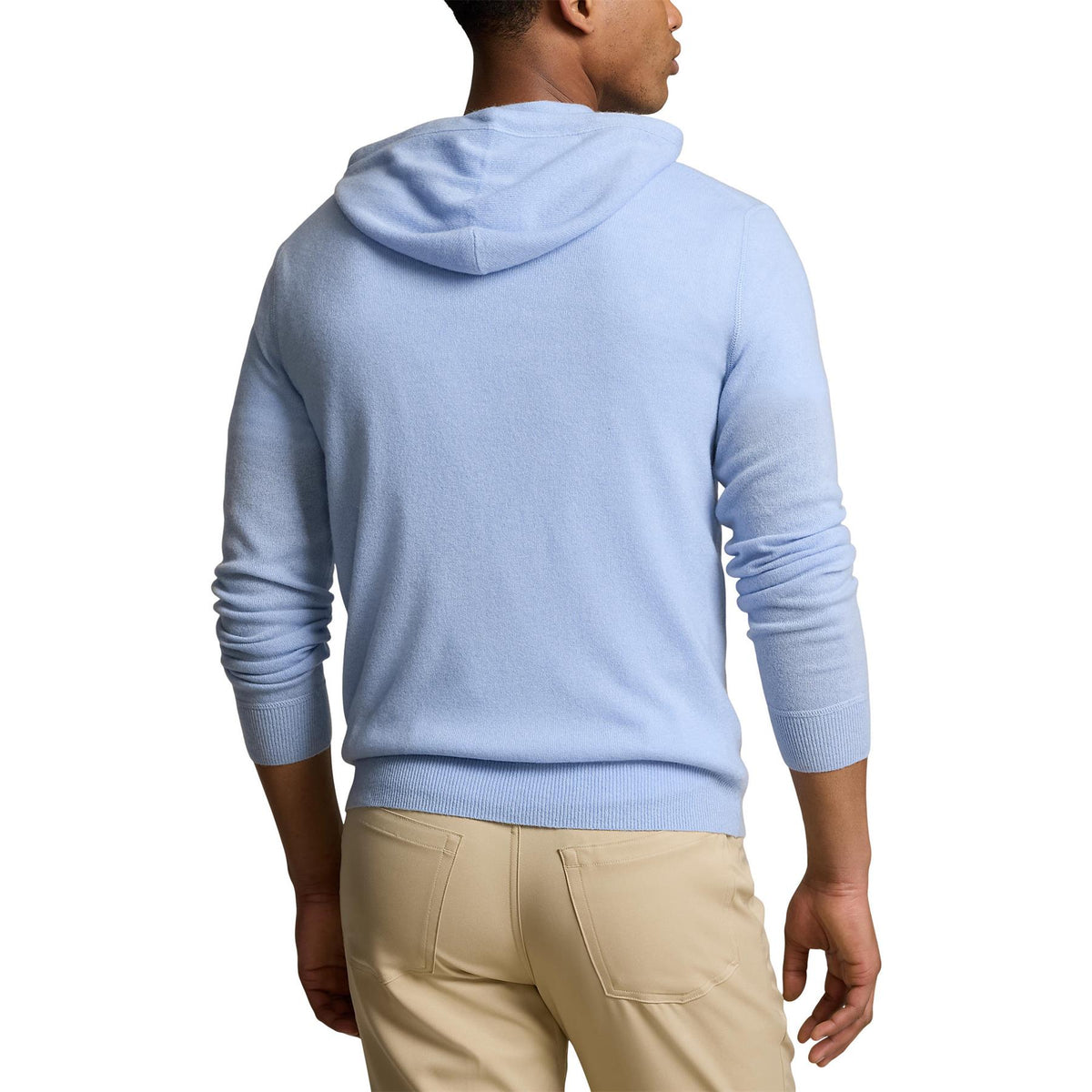 Ralph Lauren RLX Cashmere Hoodie Office Blue | TRENDYGOLF.COM