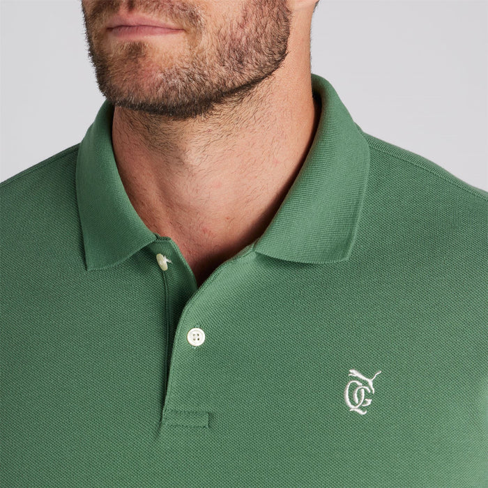 Puma x QGC Post Round Polo Deep Forest | Polo Shirts | TRENDYGOLF UK