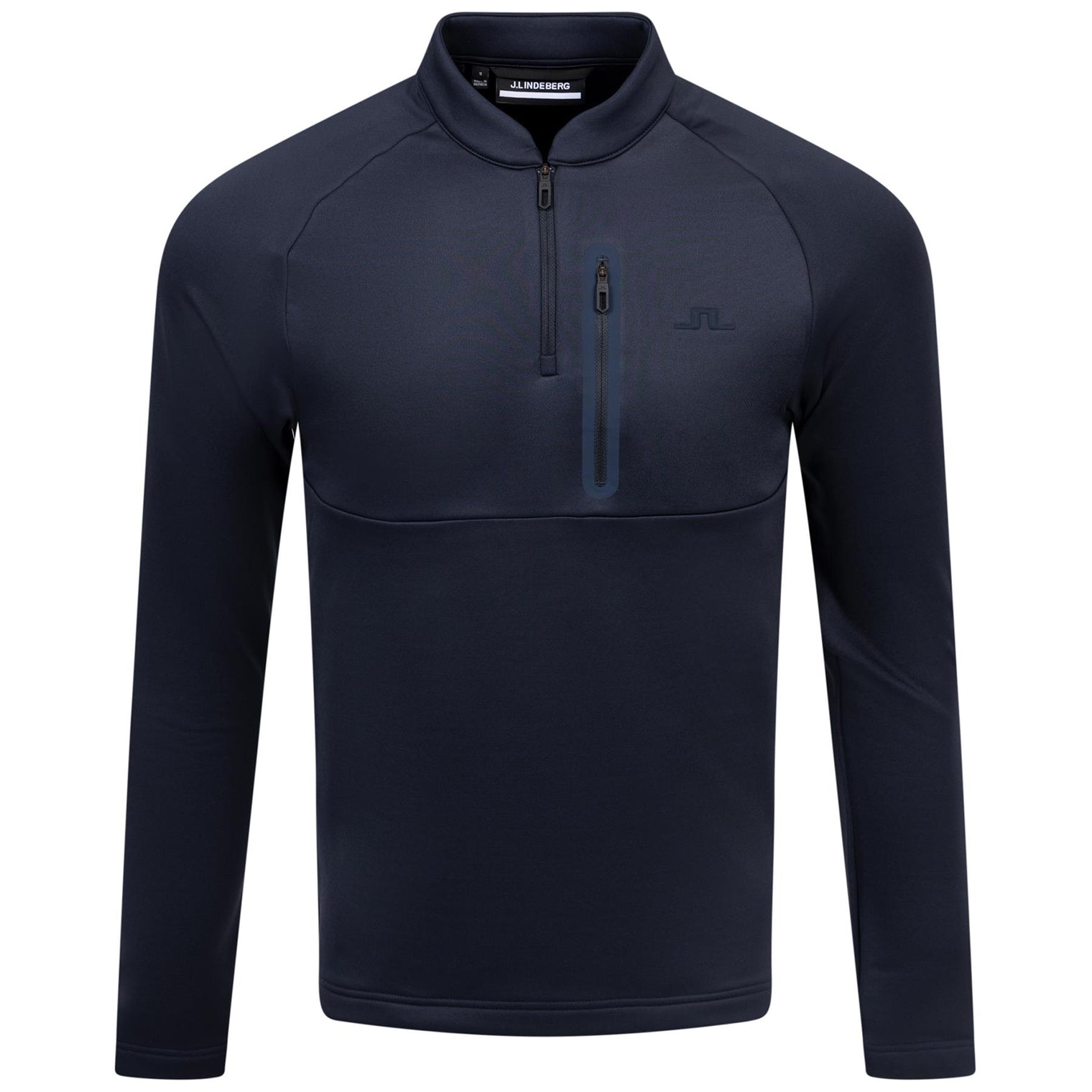 J.Lindeberg Adam Quarter Zip Mid Layer JL Navy | TRENDYGOLF UK