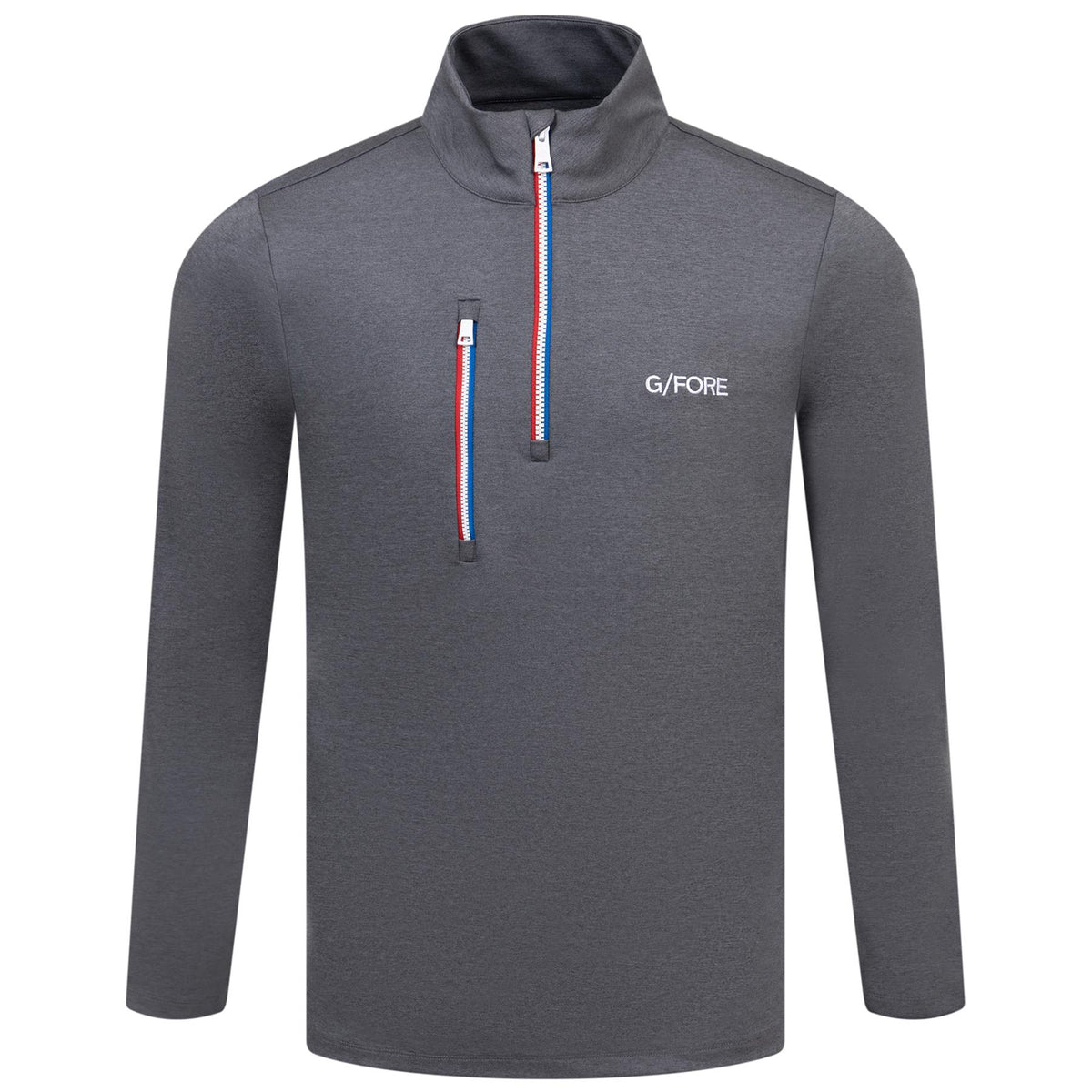 Daytona Melange Tech Interlock Embroidered Mid Layer Charcoal - AW24 ...