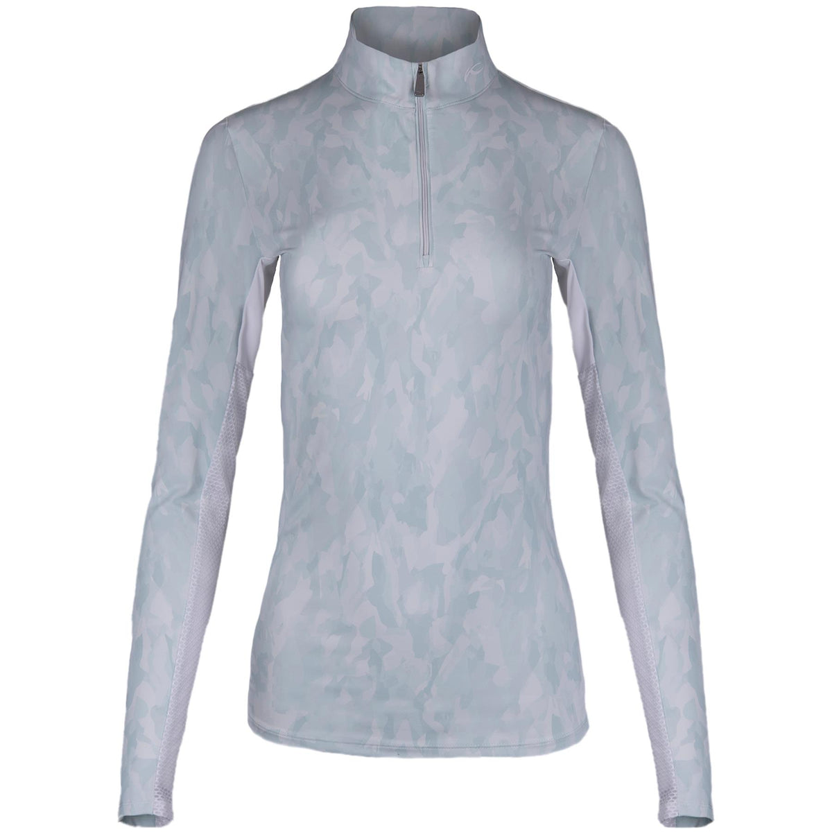 Womens Sunshine Printed Half Zip Mist - AW24 – TRENDYGOLF UK