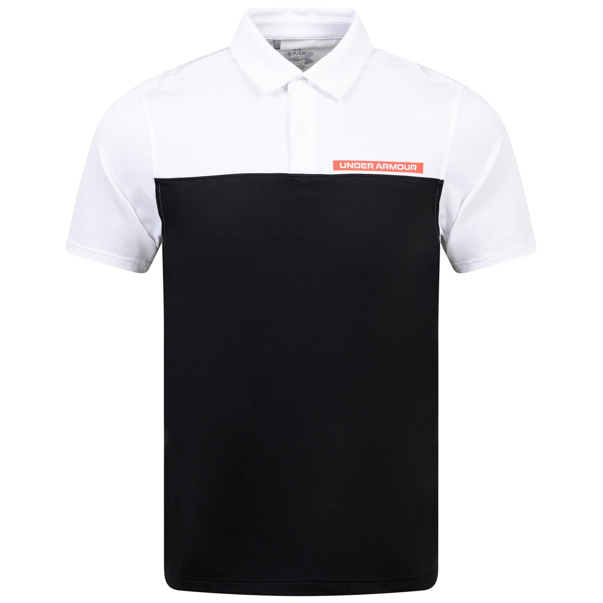 T2G Colour Block Polo Black/White - SS24 – TRENDYGOLF UK