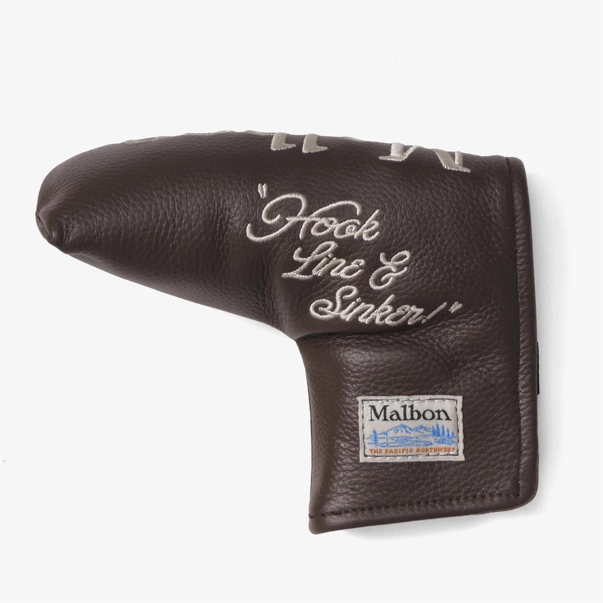 Malbon Golf PNW Blade Putter Headcover Brown | TRENDYGOLF UK
