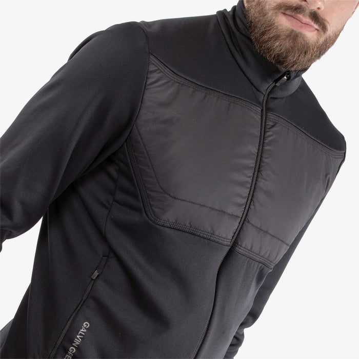 Galvin Green Dylan Insula Full Zip Hybrid Jacket Black | TRENDYGOLF.COM