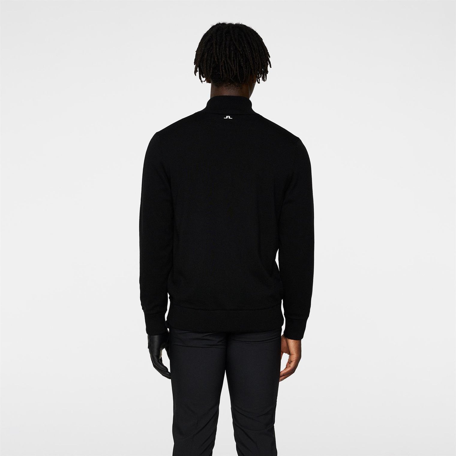 Jeffrey Windbreaker Sweater Black - AW24 – TRENDYGOLF UK