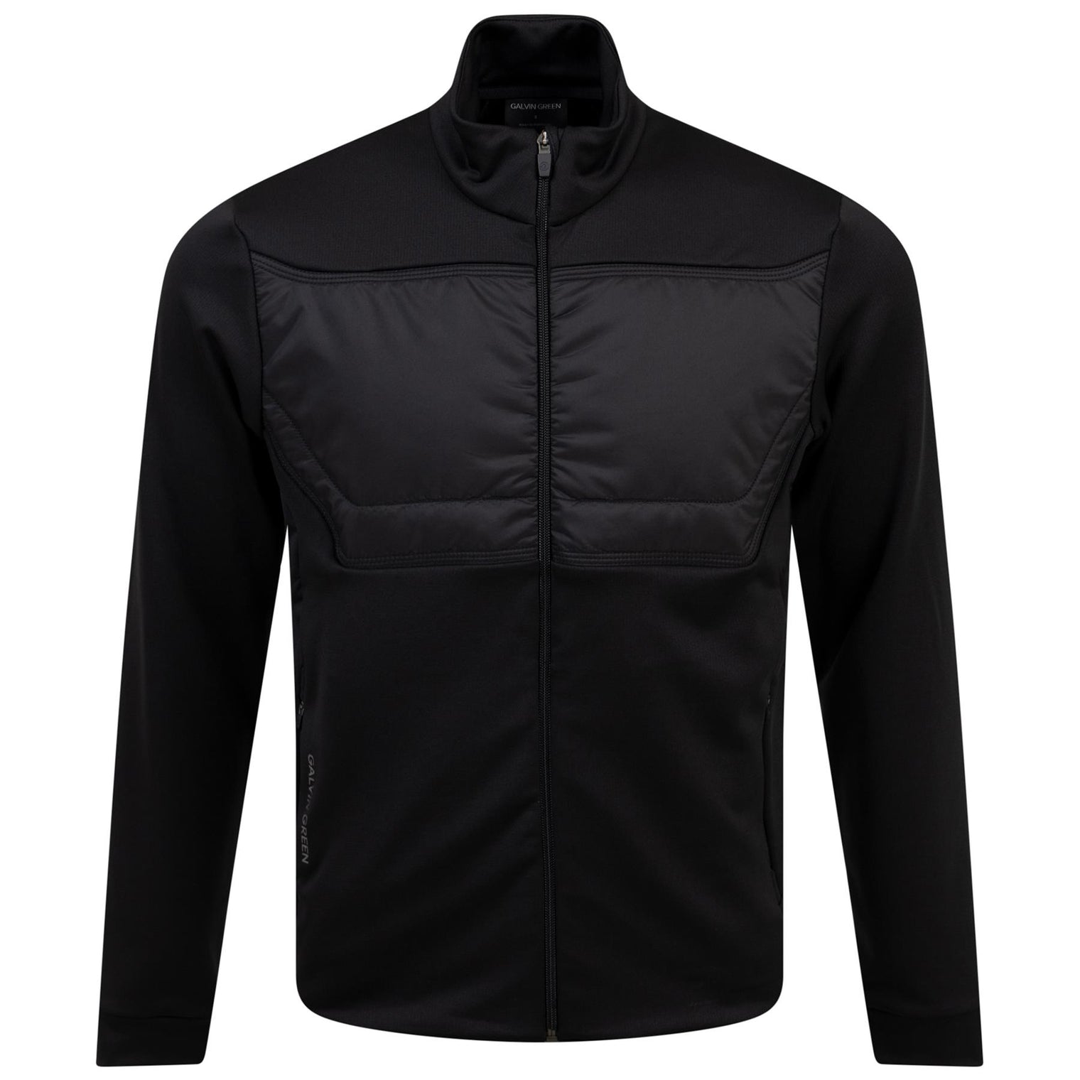 Galvin Green Dylan Insula Full Zip Hybrid Jacket Black | TRENDYGOLF.COM