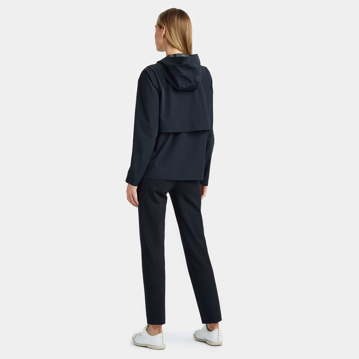 G/FORE Weather Resistant Soft Shell Hooded Jacket Onyx | TRENDYGOLF.COM