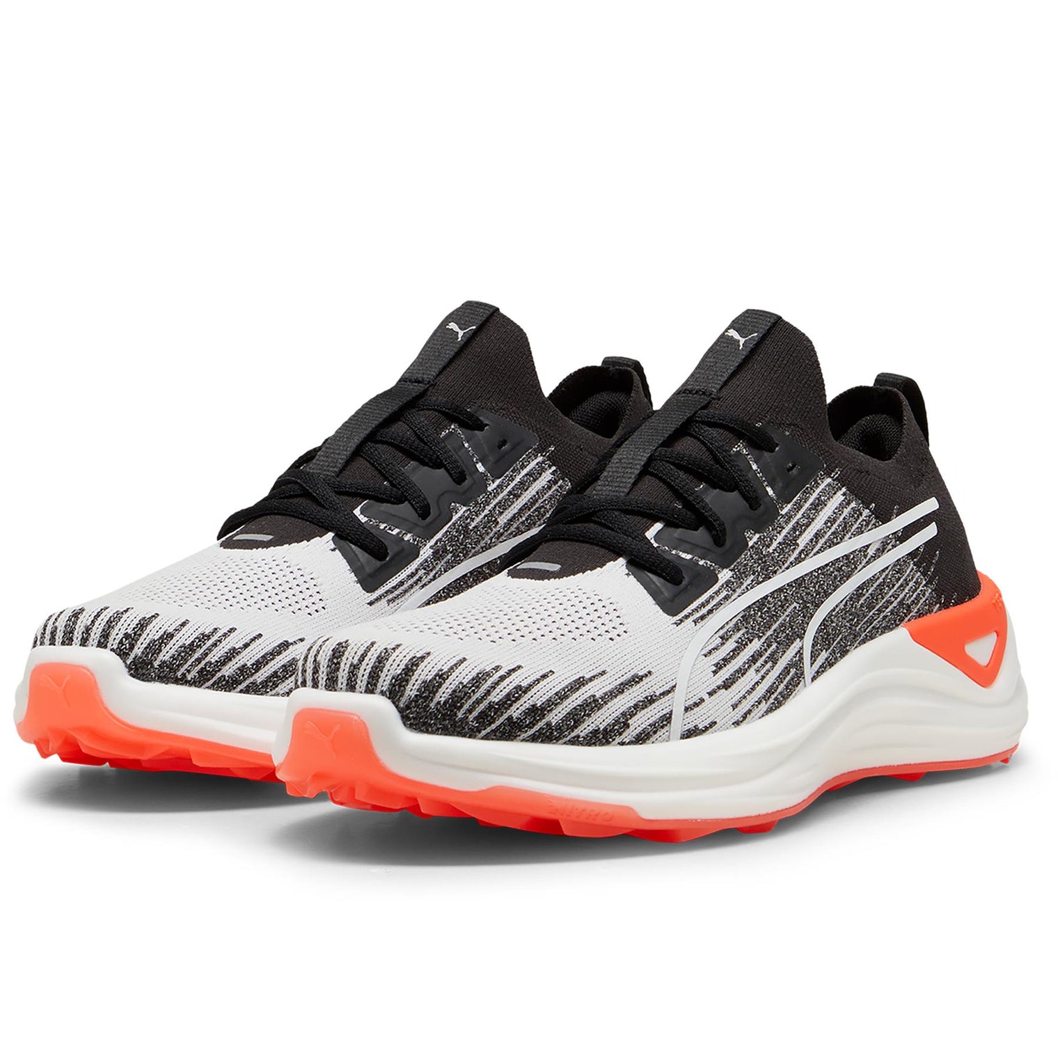 Puma Electrocat NITRO Golf Shoes Puma Black/Puma White/Red Blast ...