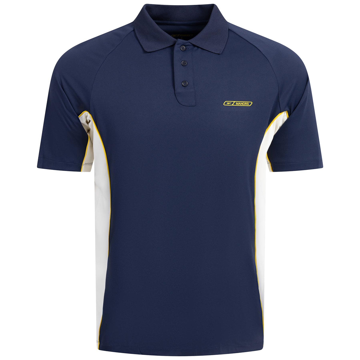 Manors x Reebok Performance Polo Atlantic Blue | TRENDYGOLF UK