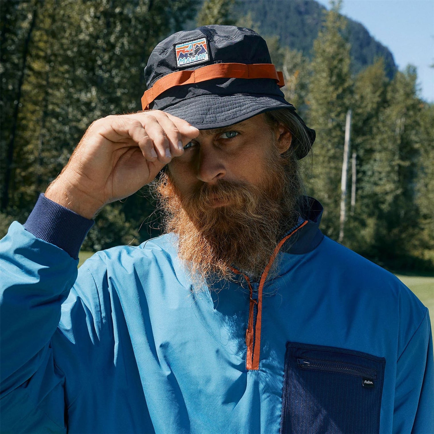 Malbon Golf Palmer Bucket Hat Black | TRENDYGOLF UK