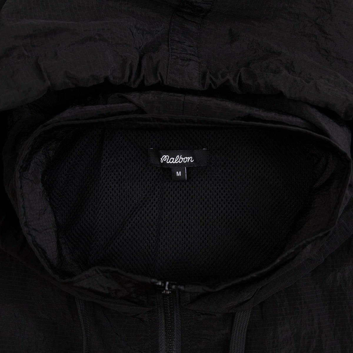 Malbon Golf Micro Ripstop Convertible Shell Jacket Onyx | TRENDYGOLF UK