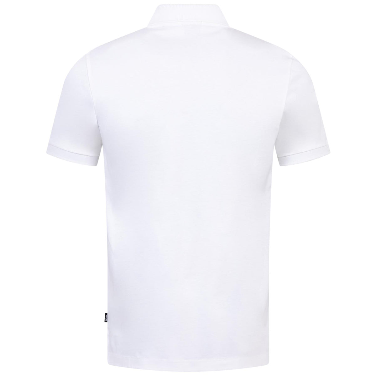 BOSS Polston 11 Slim Fit Cotton Polo White | TRENDYGOLF.COM