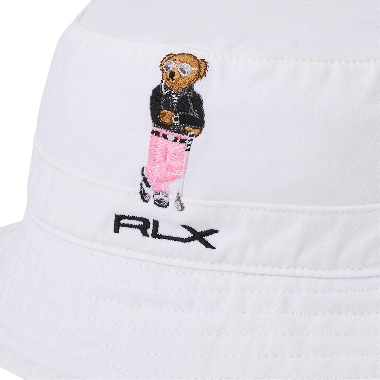 Ralph Lauren RLX Bear Bucket Hat White | TRENDYGOLF.COM