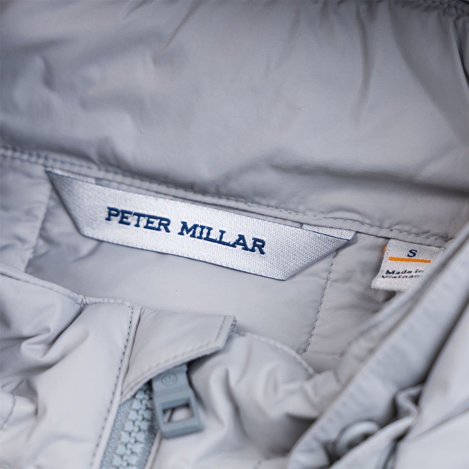 Peter Millar Rush Classic Fit Hooded Hybrid Jacket British Grey ...