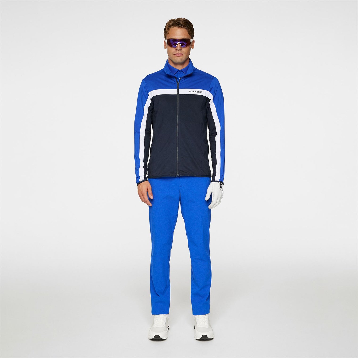 J.Lindeberg Jarvis Mid Layer JL Navy | TRENDYGOLF UK