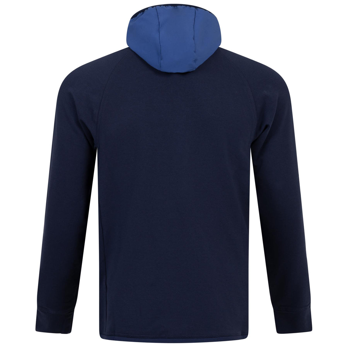 Ralph Lauren RLX Classic Fit Half Zip Cotton Knit Hooded Jacket Royal ...